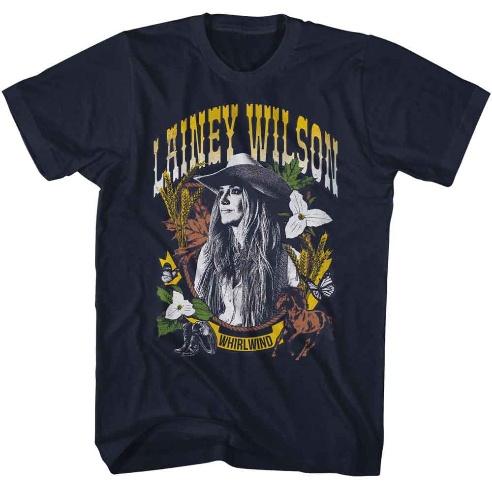 Whirlwind Wheat and Leaves- Laney Wilson Tall T-Shirt | Too Cool ...